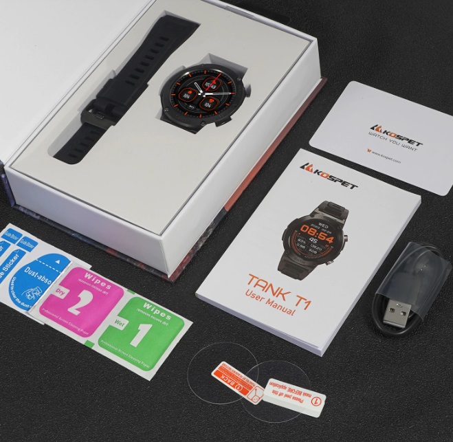 Купить Умные часы Smart Kospet Tank T1 Silver оригинал — цена 3 250 грн ...