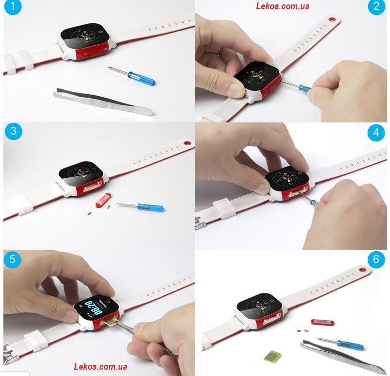 Купить Детские часы Smart Baby Watch A100 White plus оригинал — цена 2 ...